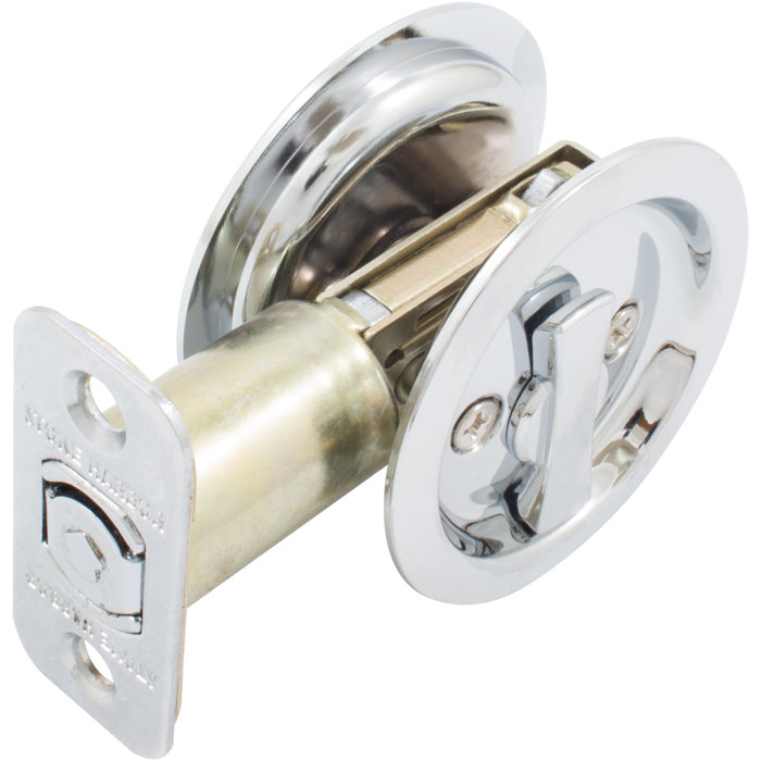 Stone Harbor Hardware Round Pocket Door Lock & Reviews | Wayfair