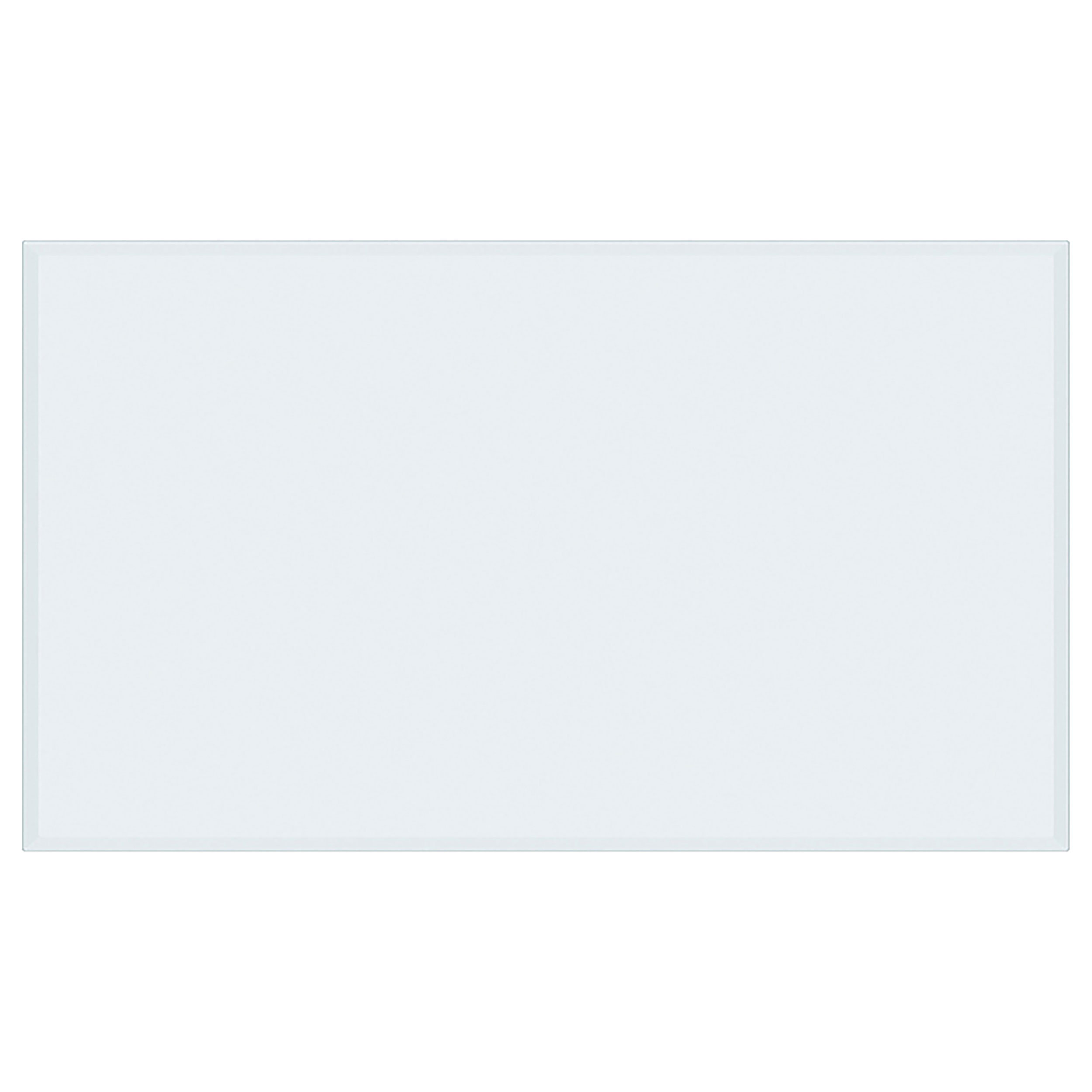 Ebern Designs Glass Tops 72X42 Rectangular Tempered Glass Top with ...