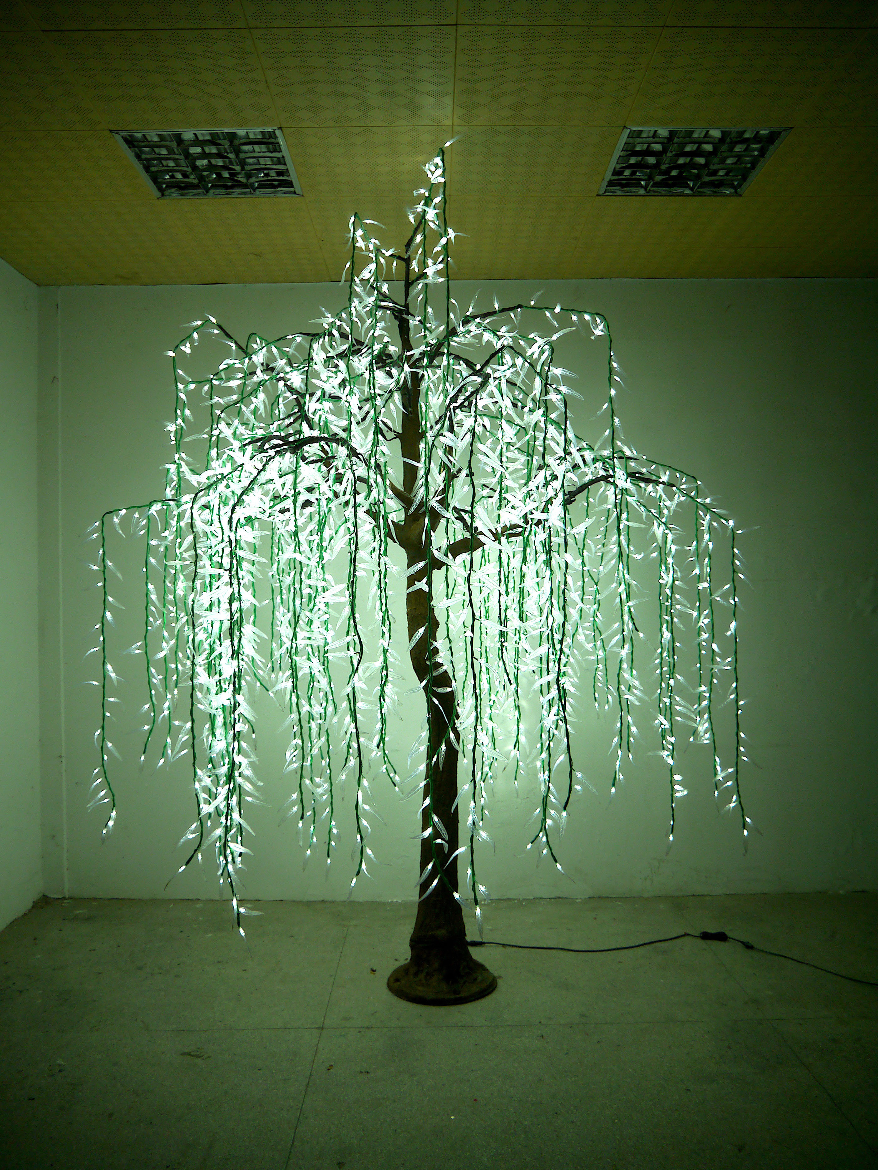 Lighted Weeping Willow Tree