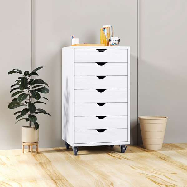 17 Stories 120.65cm Wide 7 -Drawer Mobile File Cabinet | Wayfair.co.uk