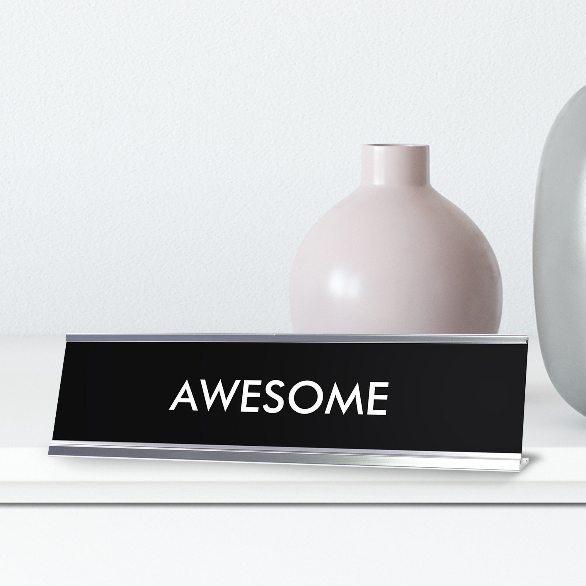 Designs ByLITA AWESOME Novelty Desk Sign - Wayfair Canada