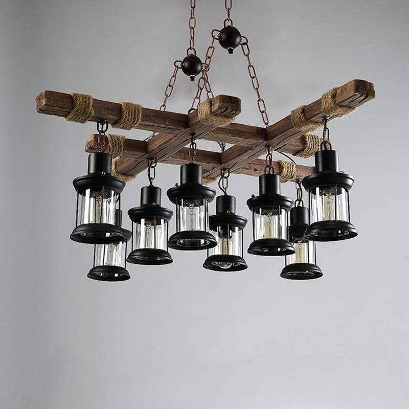 Loon Peak® Diallo 8 - Light Kitchen Island Bulb LED Pendant | Wayfair