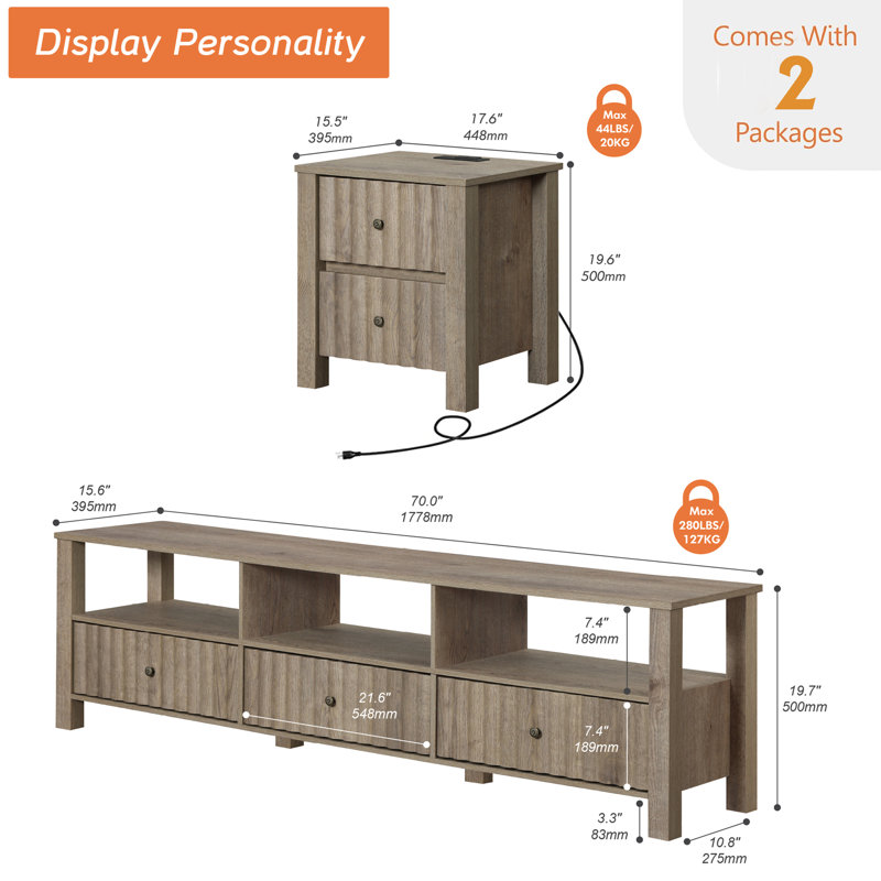 Gracie Oaks Kerbi Storage Credenza | Wayfair