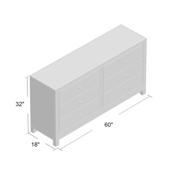 Willa Arlo Interiors Fairgrove 6 - Drawer Dresser & Reviews | Wayfair