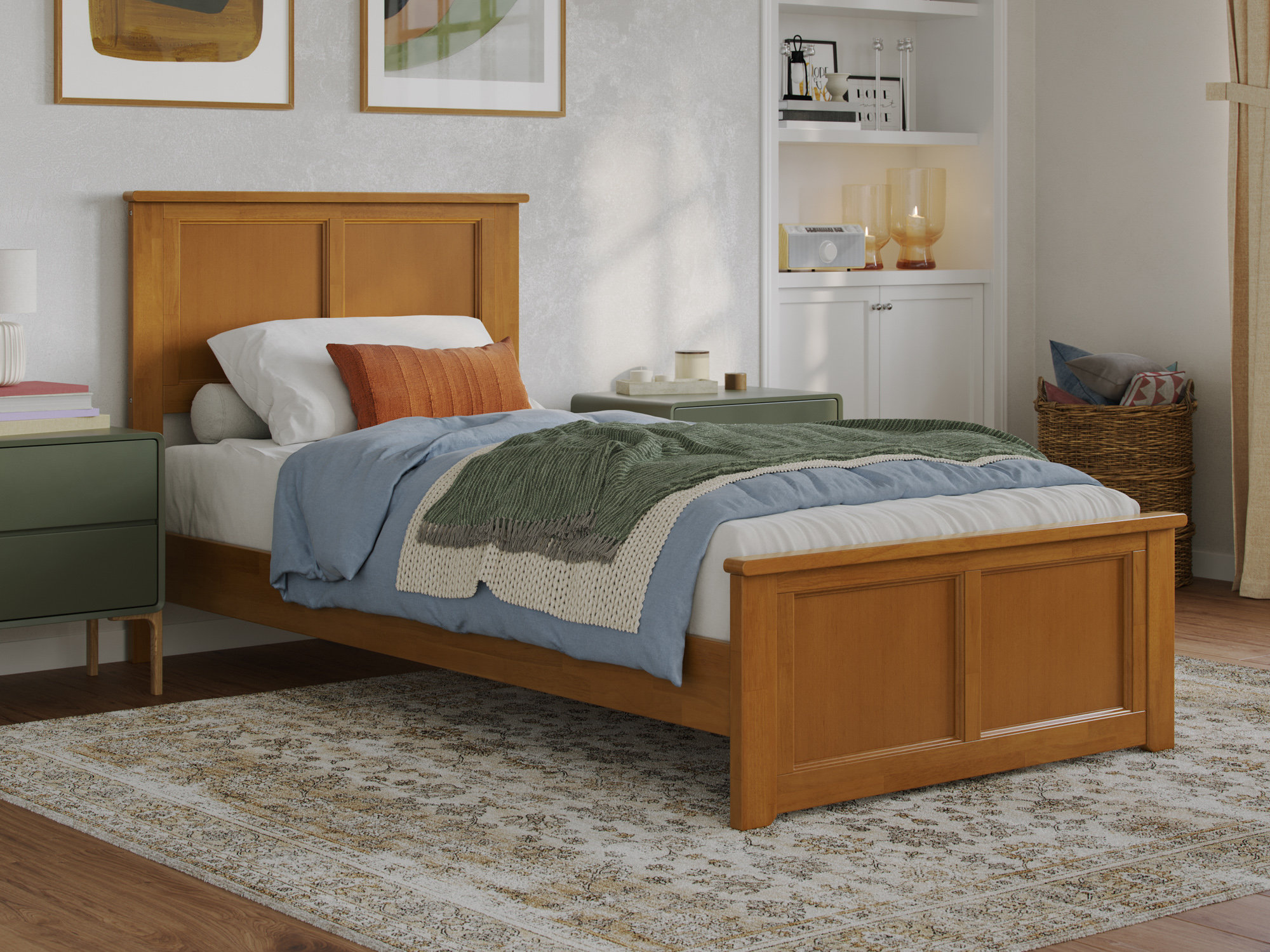 Lark Manor™ Patillo Solid Wood Low Profile Bed with Matching Footboard ...