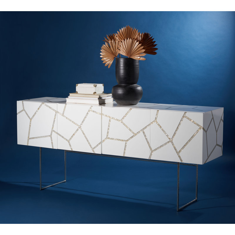 Brayden Studio® Ashley White Shell 70.9'' Sideboard | Wayfair