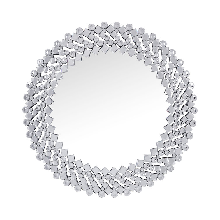 Rosdorf Park Delmer Glass Round Wall Mirror - Wayfair Canada