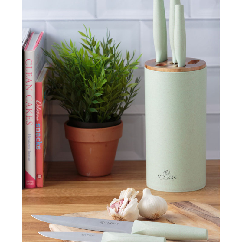 Viners Organic 6 Piece Knife Block Set | Wayfair