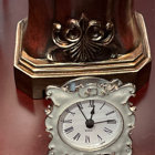 House of Hampton® Roman Numeral Quartz Movement / Crystal Tabletop ...