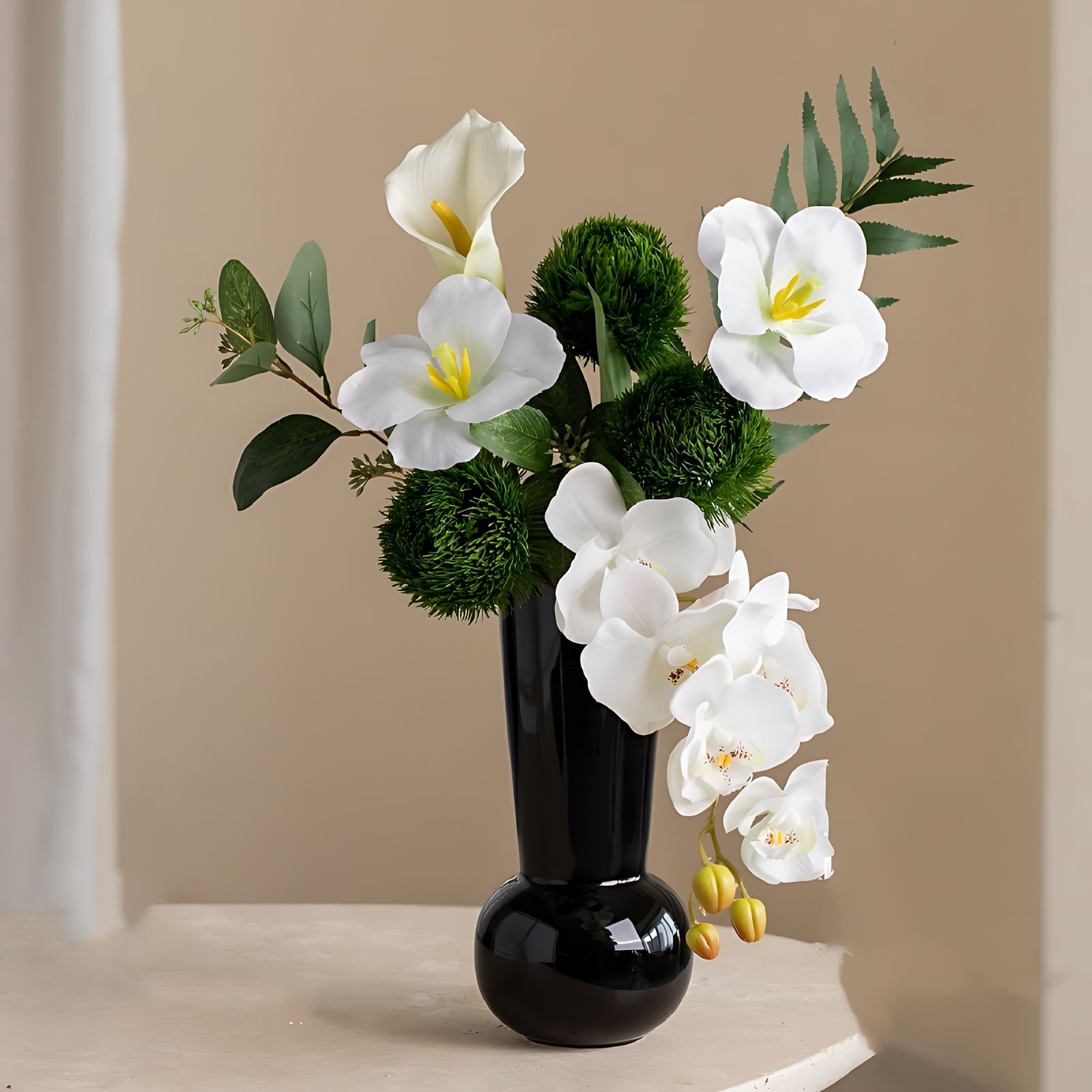 Primrue Butterfly Orchid Floral Arrangements in Vase | Wayfair