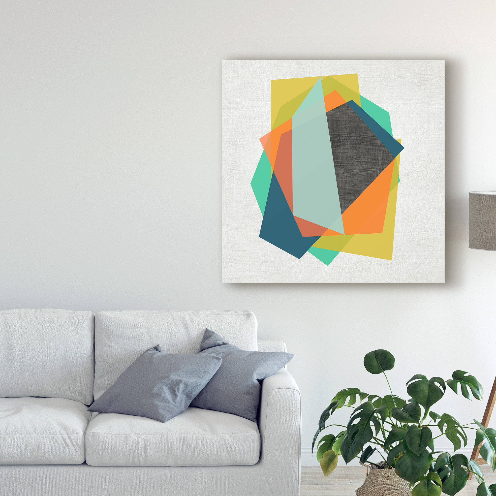 Wrought Studio™ 'Integer I' Graphic Art on Wrapped Canvas | Wayfair