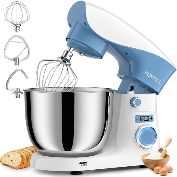 CORKURE Stand Mixer, 6.5 QT 10 Speeds Tilt-Head Electric Stand Mixer, 3 ...