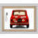Ebern Designs Mini Cooper Retro Rear - Single Picture Frame Art Prints ...