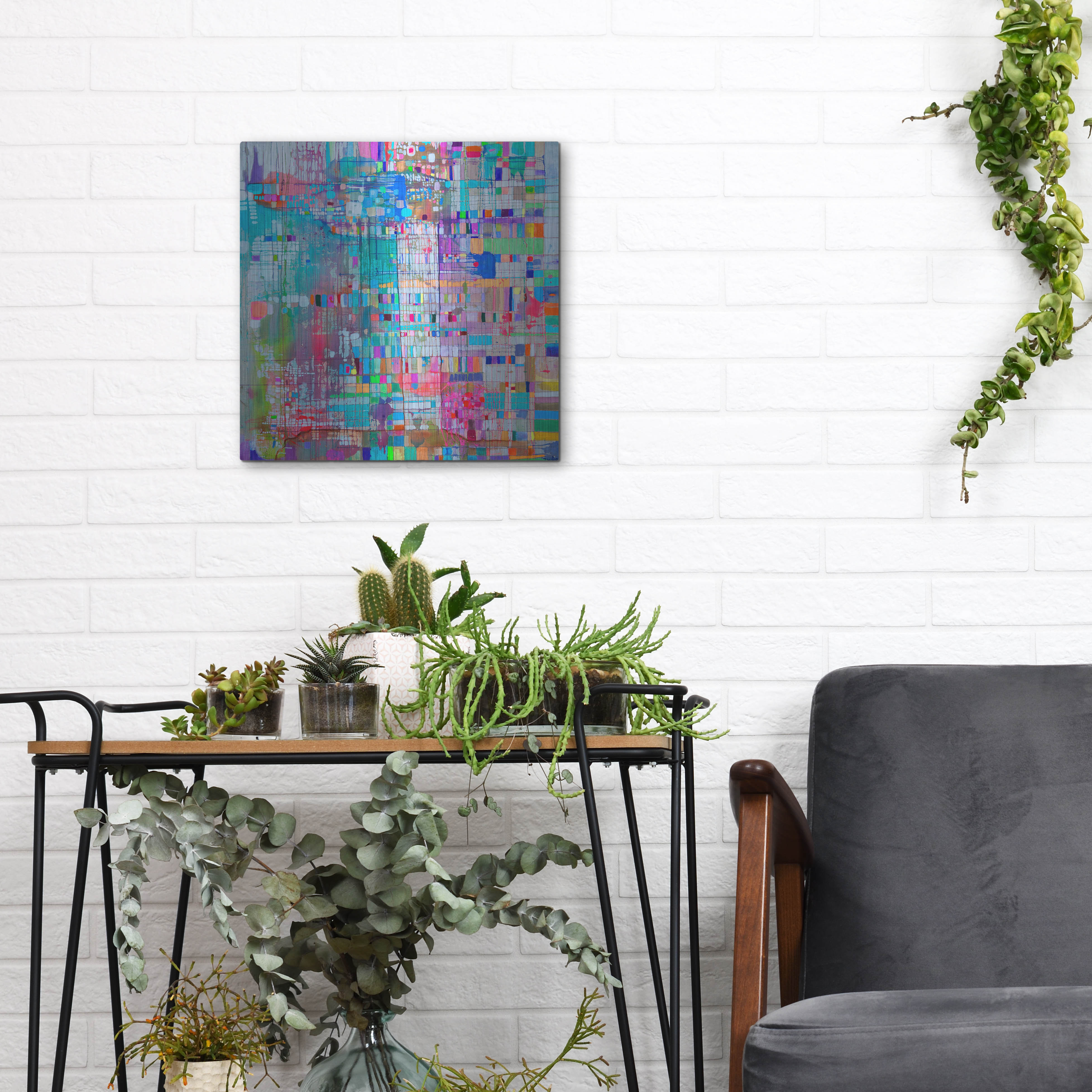 Ivy Bronx 'Matrix Colour Field' by Zwart, Metal Wall Art | Wayfair