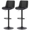 walsunny Swivel Bar Stools Set, Barstools Counter Height With Shell ...