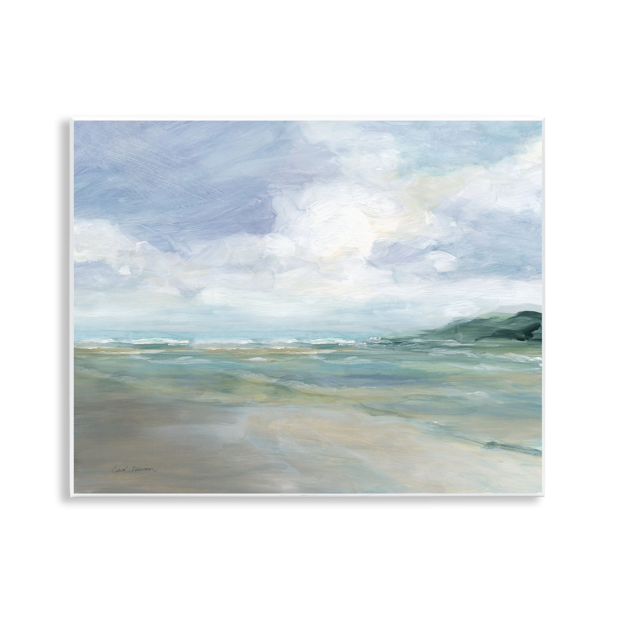 Stupell Industries Scenic Blue Landscape Wall Plaque Art by Carol Robinson | Wayfair