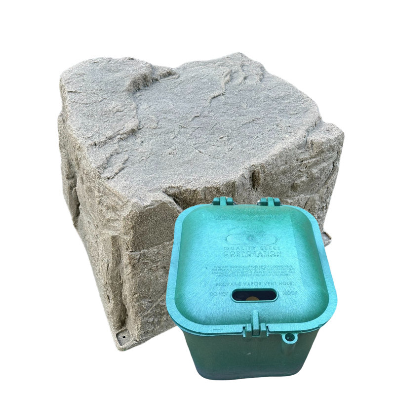 Arlmont & Co. Nonka Plastic Abstract Faux Rock & Reviews | Wayfair