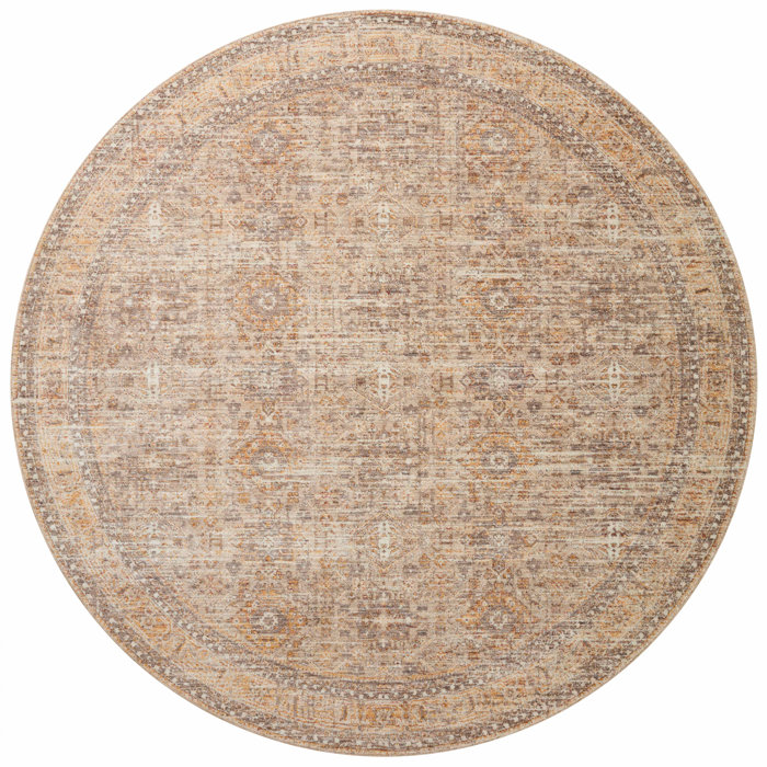 Angela Rose x Loloi Blake Oatmeal / Spice Area Rug & Reviews | Wayfair