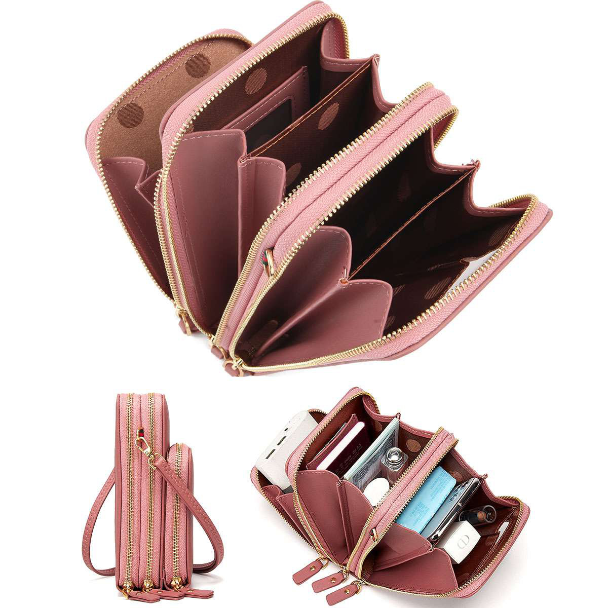 Luxtrada Women Cell Phone Purse Shoulder Bag Leather Small Crossbody ...