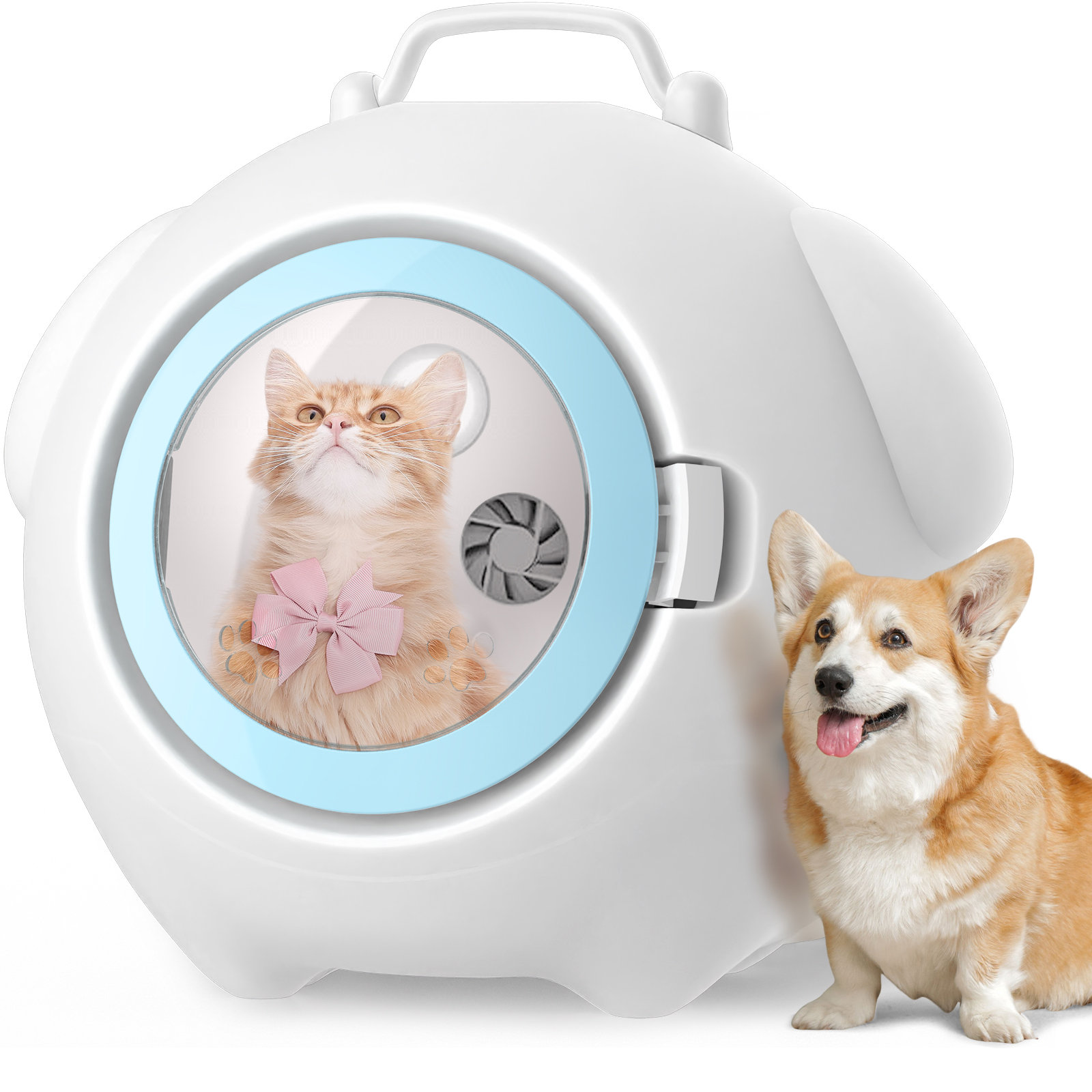 Advwin 70l Ultra Quiet Hair Dryer Box For Cat And Small Dogs, Smart ...