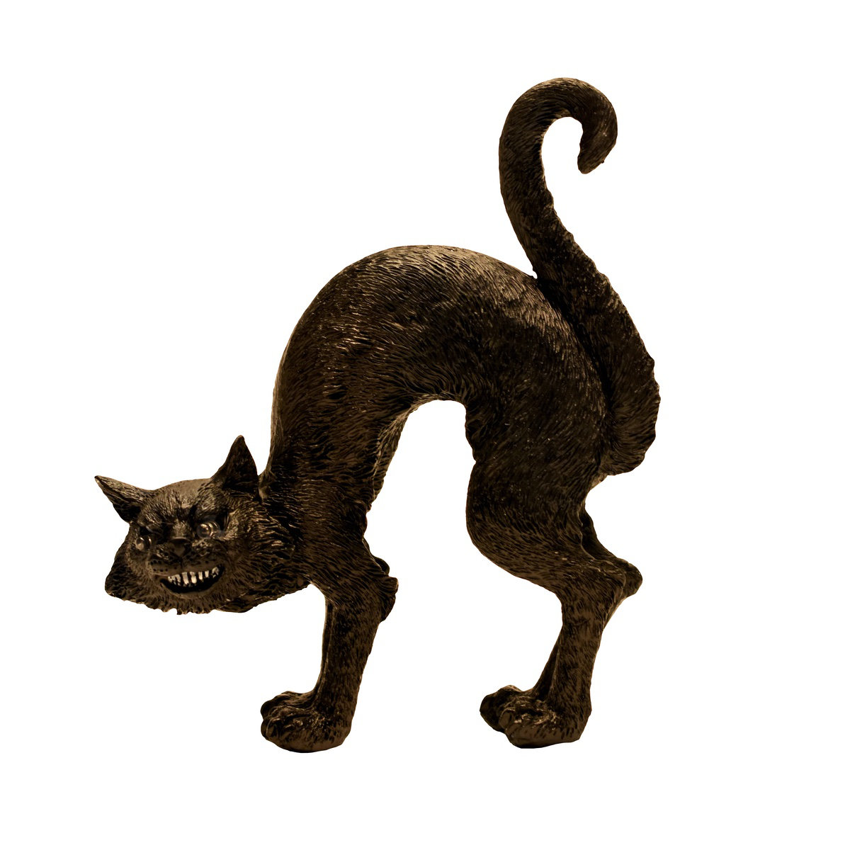 Ivy Bronx Light Up Black Cat Glow Eyes Spooky LED Halloween Party Decor ...