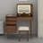 Latitude Run® Bohemian Style Vanity Desk with LED Mirror and Flip-Top ...