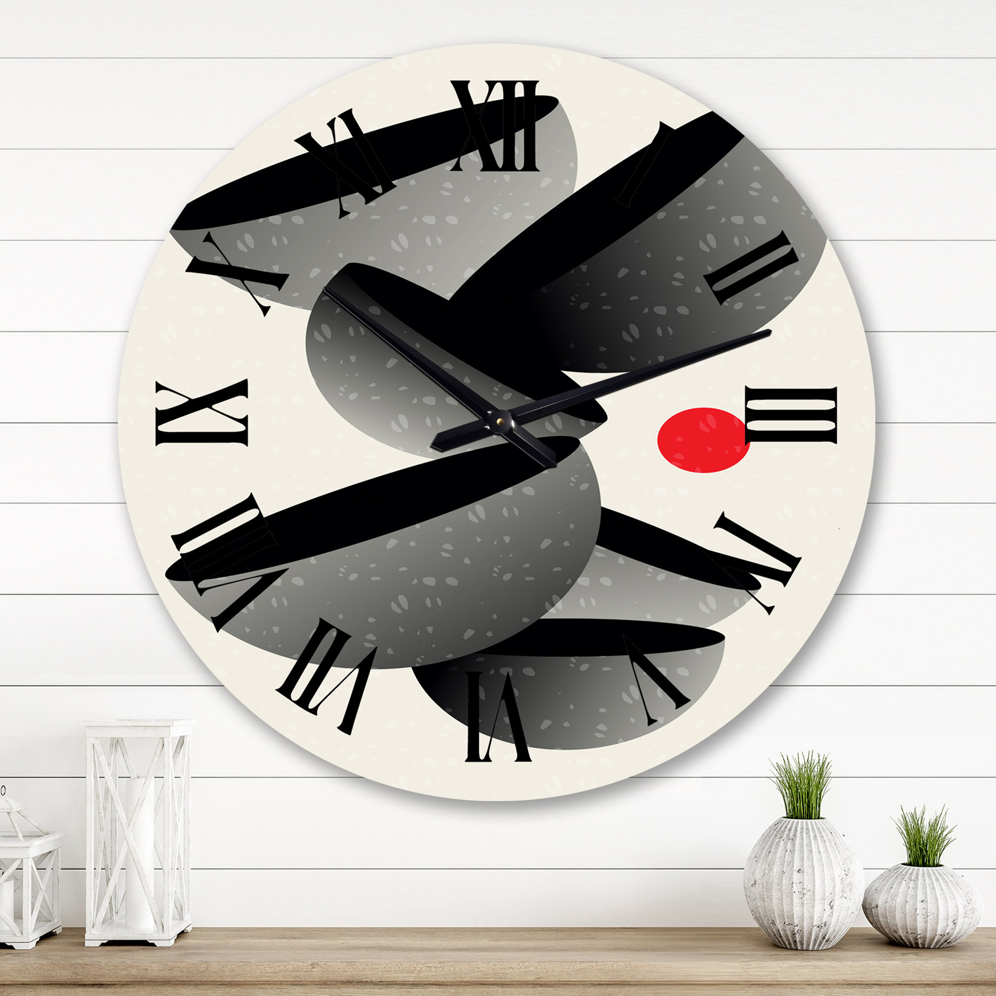 East Urban Home Retro Abstract Colorful Geometric Typography XIII Wall ...