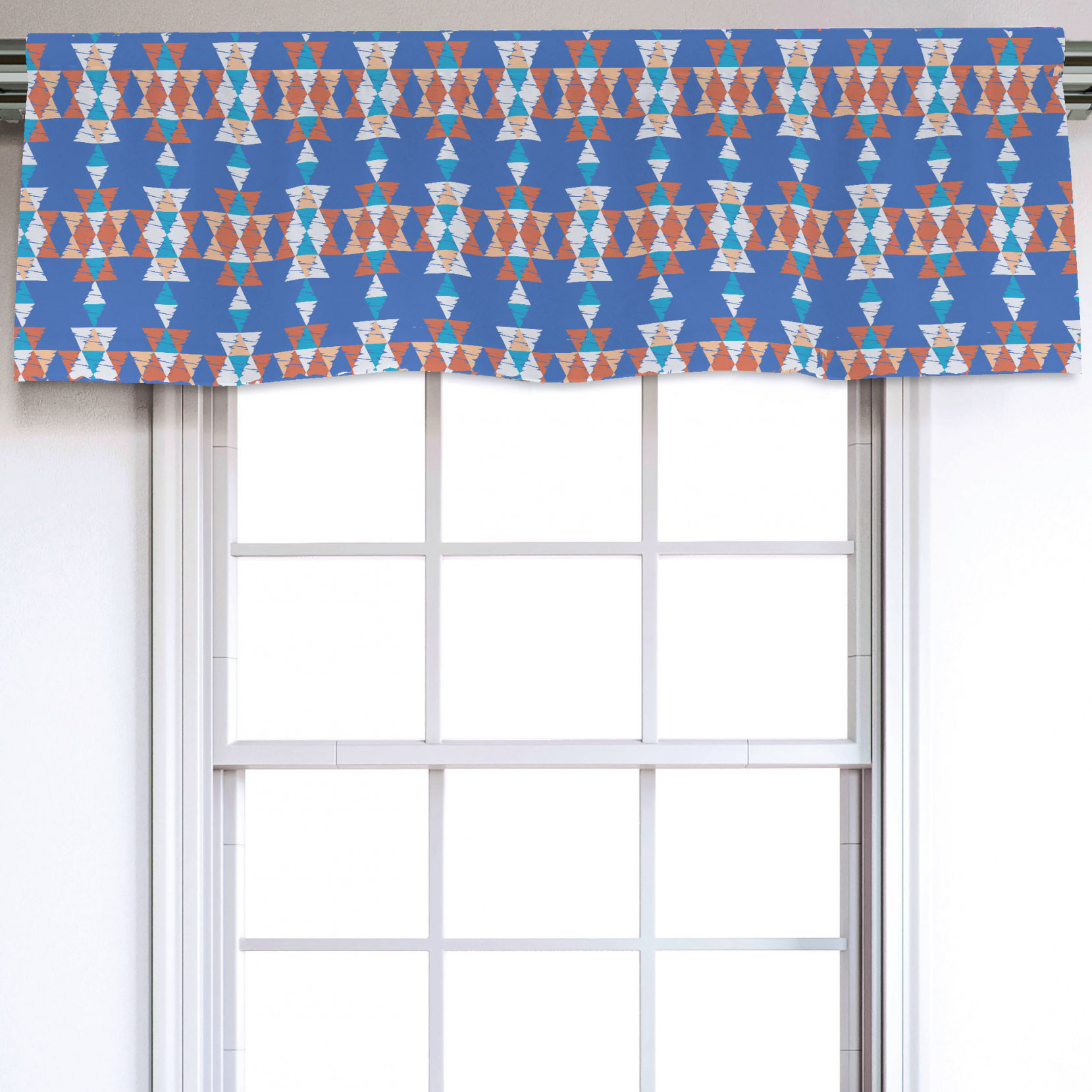 East Urban Home Aztec 54" Window Valance | Wayfair
