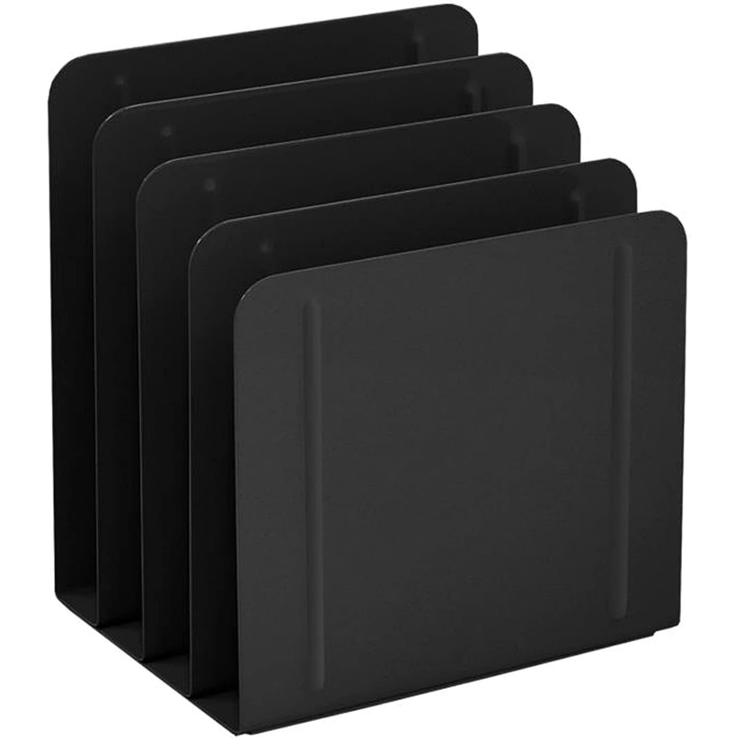 Ebern Designs 4-Section Vertical Metal File Sorter & Desktop Organizer ...