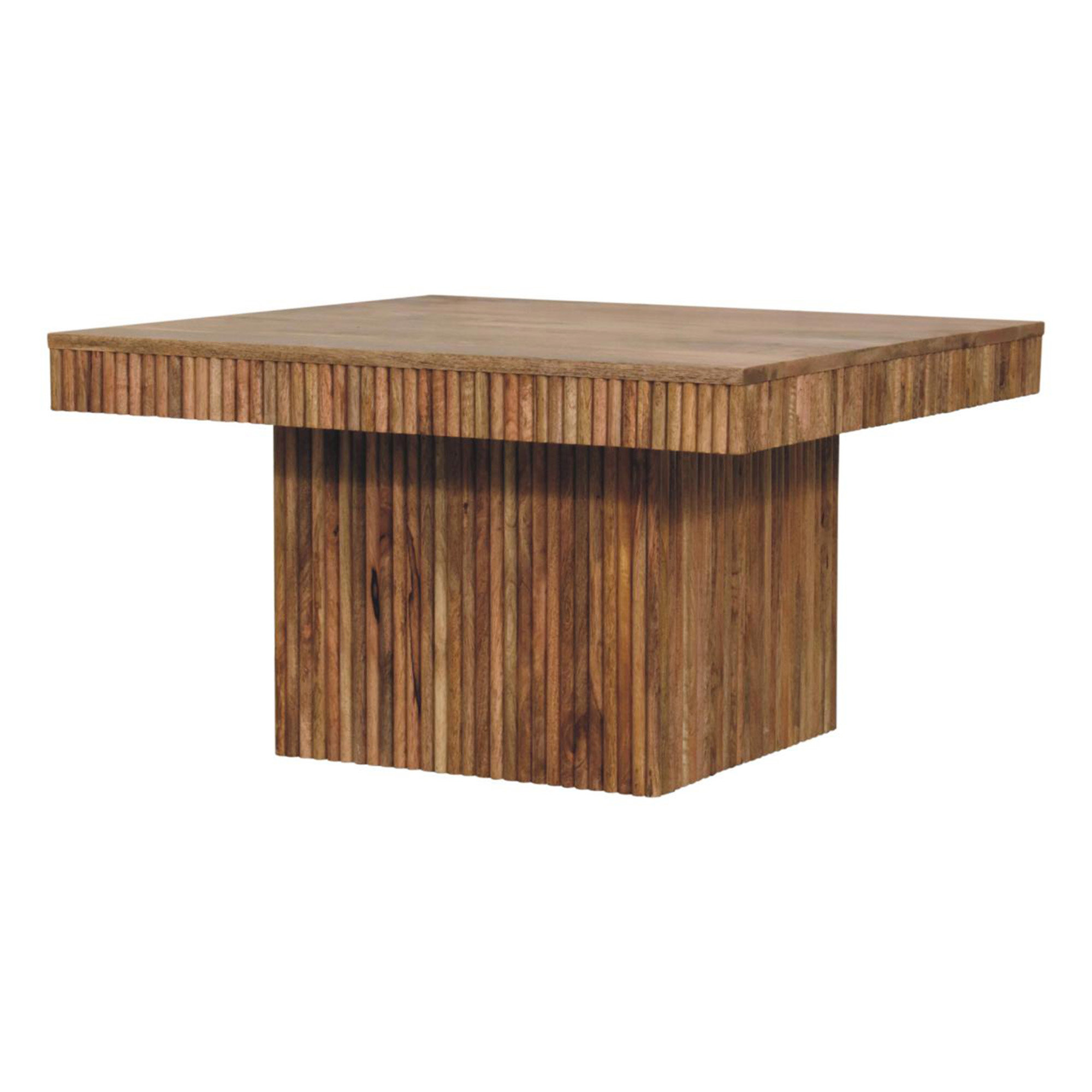 Loon Peak® Solid Wood Soba Chunky Coffee Table | Wayfair