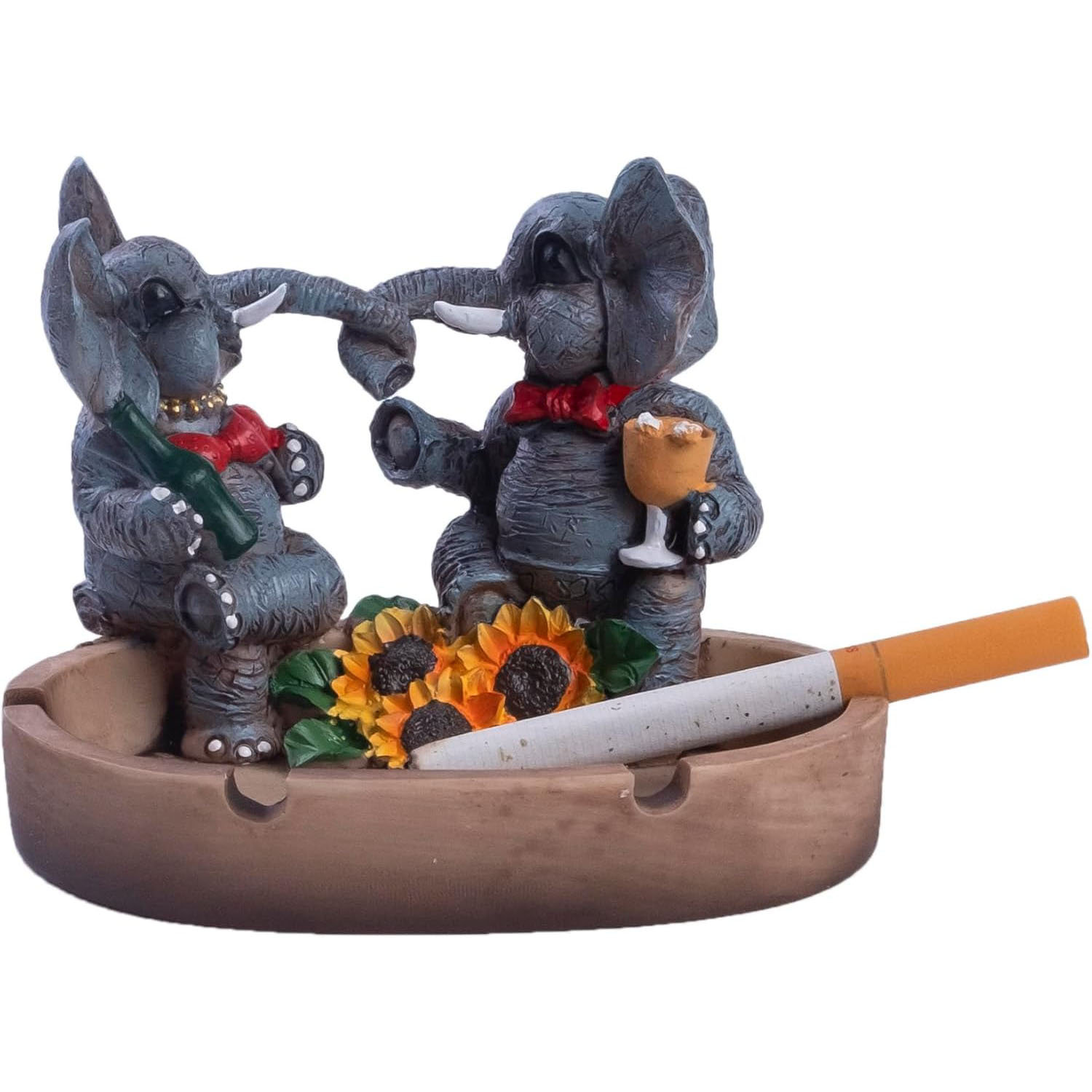 AMIBZ Ash Tray Elephants Ashtrays, Handmade Cool Resin Ashtrays For ...