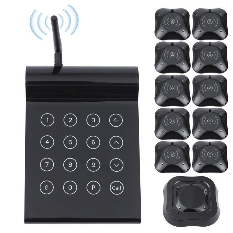 The Party Aisle™ 10PCS Restaurant Touch Screen Pager System Item | Wayfair