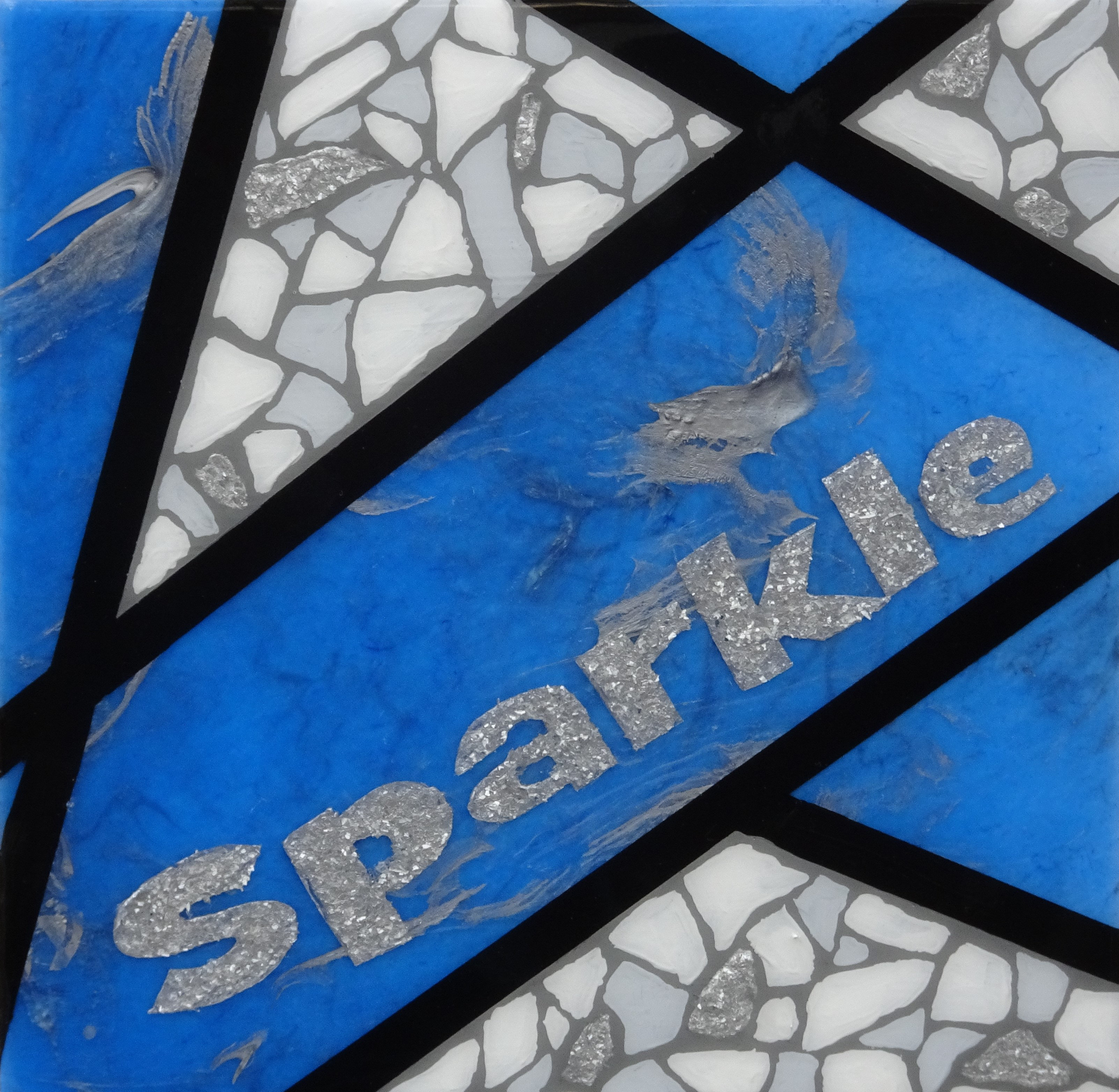 Wrought Studio™ One-of-a-Kind Original Anginette 'Sparkle-Blue ...