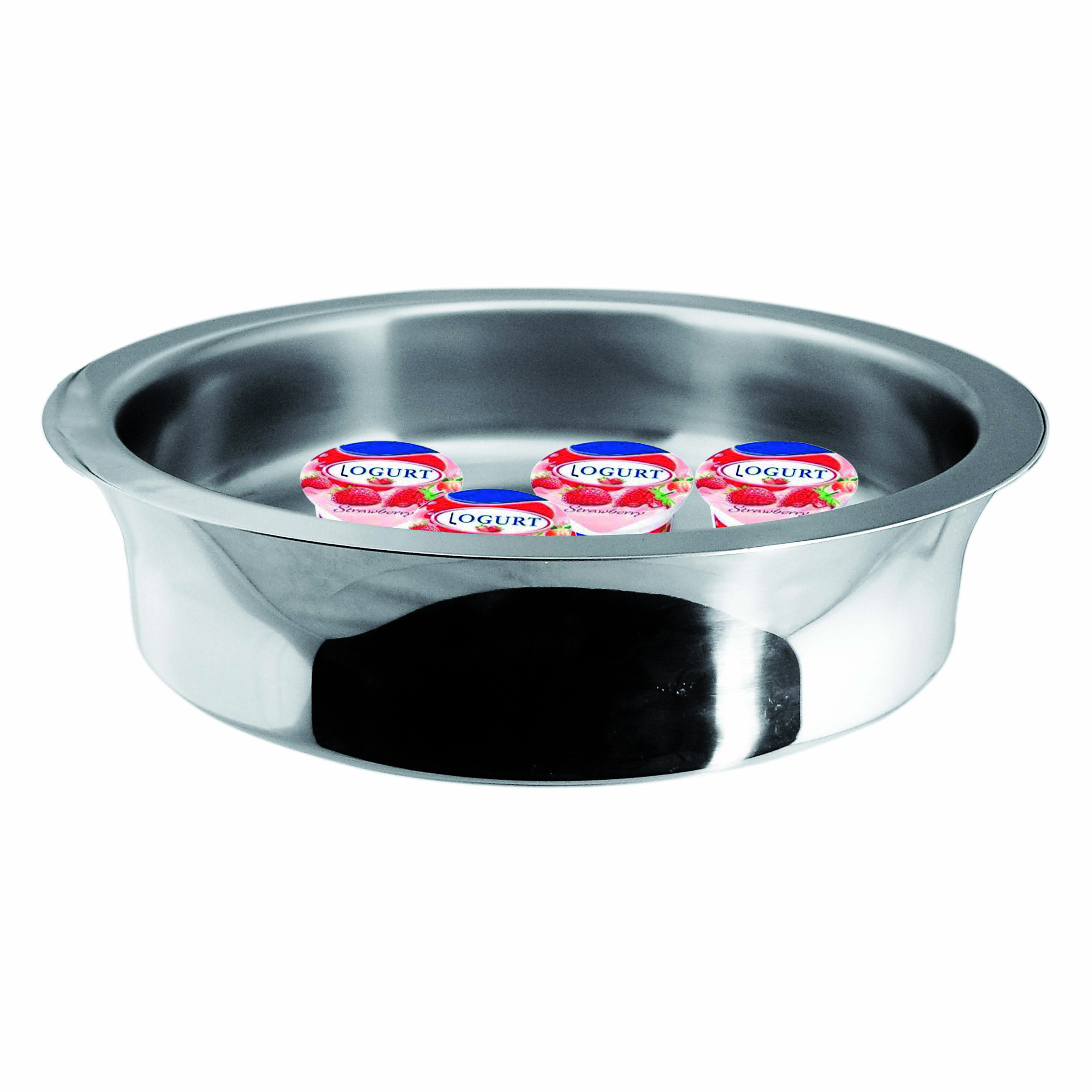 MEPRA Buffet Round Yogurt Cooler - 6 Pieces - Stainless Steel | Wayfair