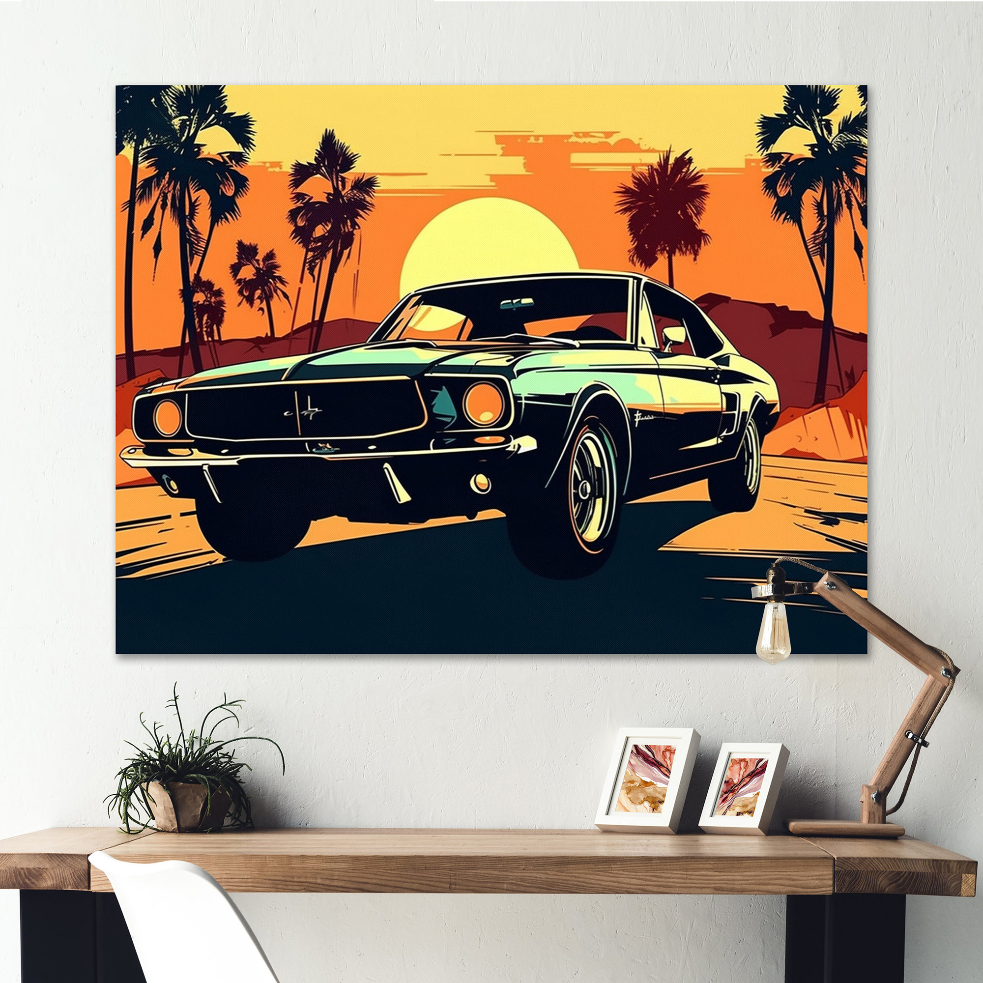 Red Barrel Studio® 80S Groovy Cars IV On Canvas Print | Wayfair