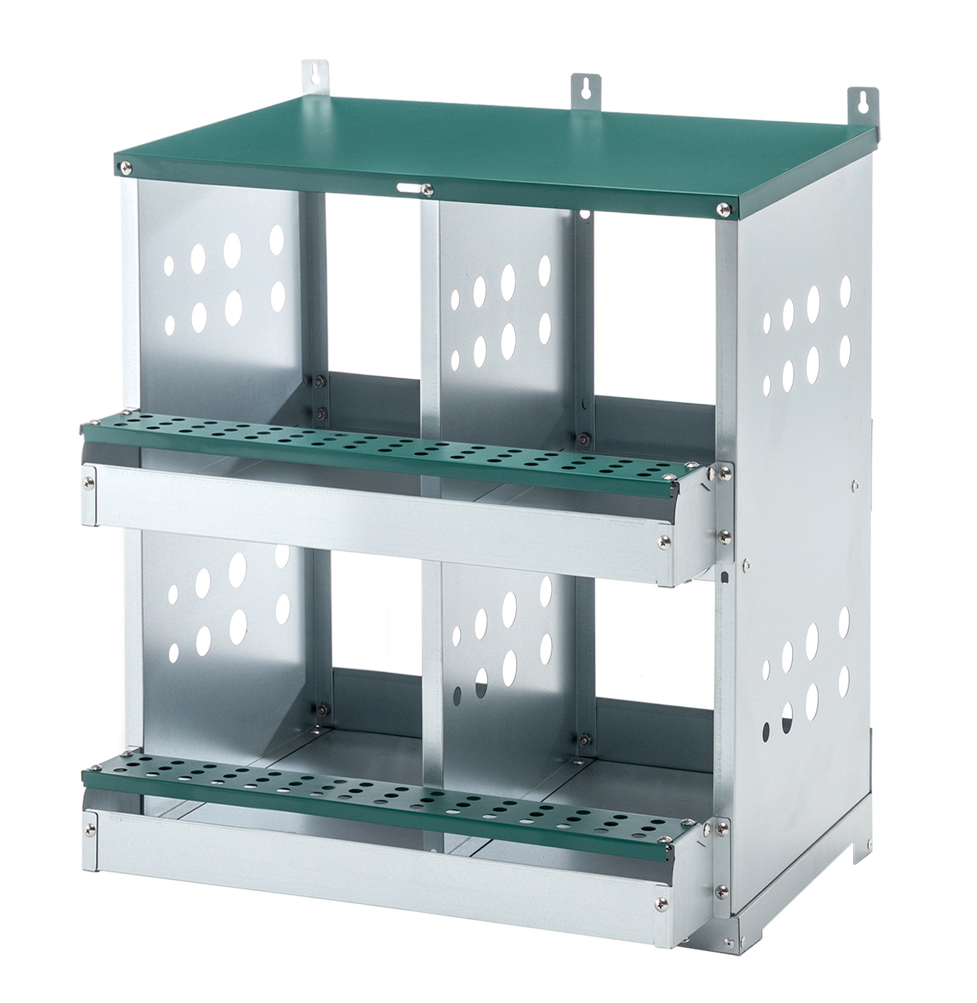 17 Stories 4 Compartment Chicken Nesting Boxes, Metal Nesting Boxes ...