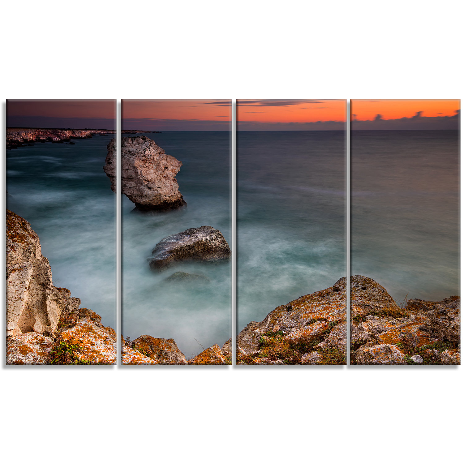 Design Art 'Big Rock Formations near Tulenovo' Graphic Art Multi-Piece ...