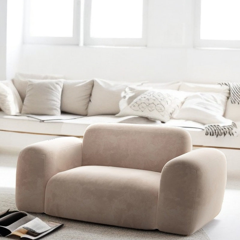 Hokku Designs Priella 47.24'' Square Arm Sofa | Wayfair