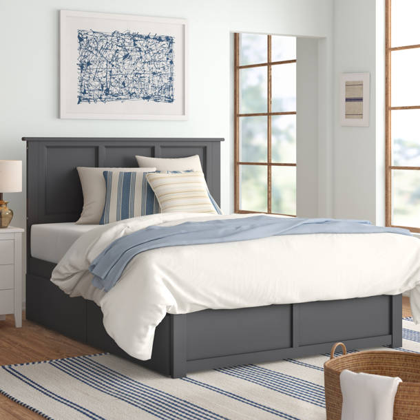 Lark Manor Amear Solid Wood Platform Storage Bed & Reviews | Wayfair