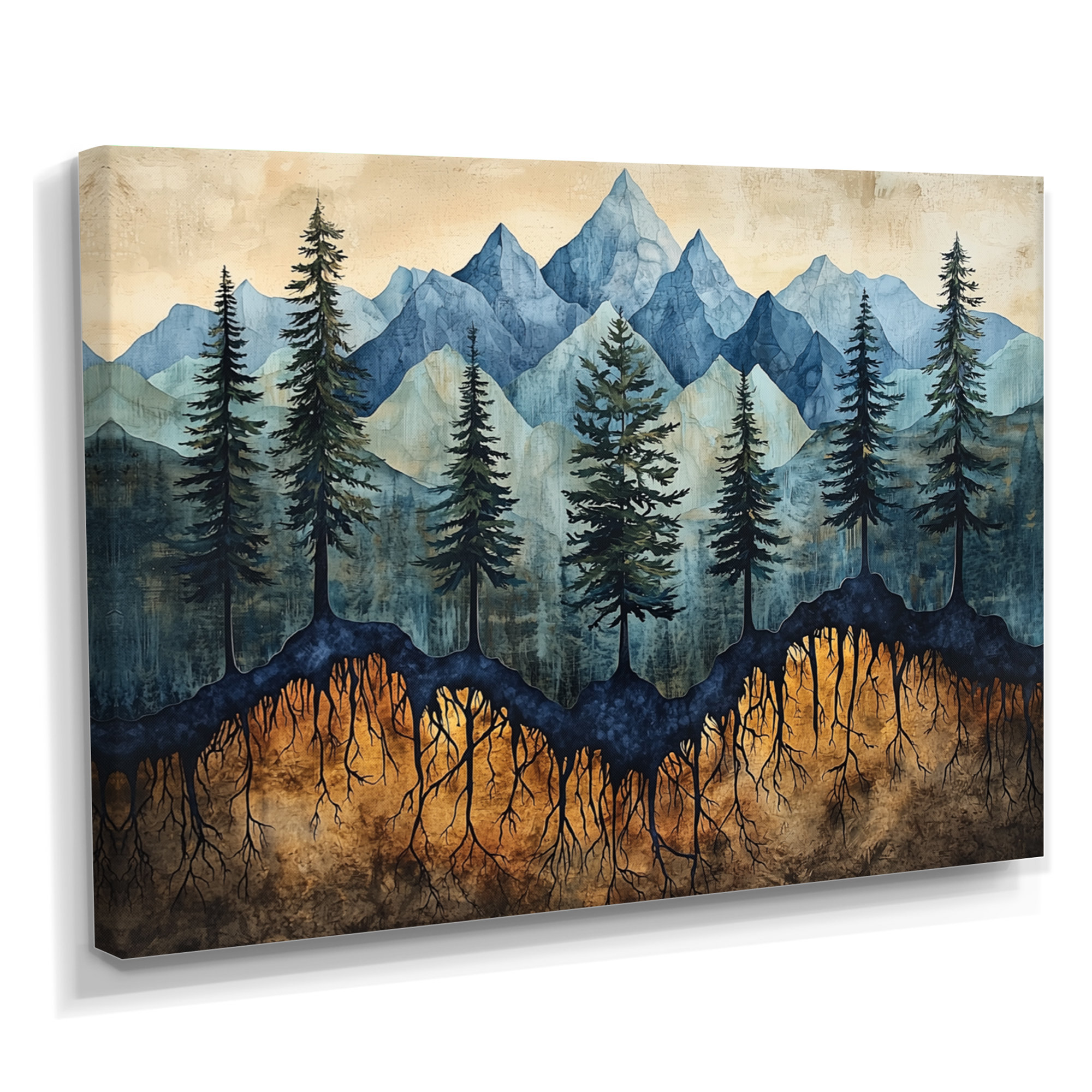 Millwood Pines Gerboth Mountain Forest Pine Tree Roots II - Mountains ...