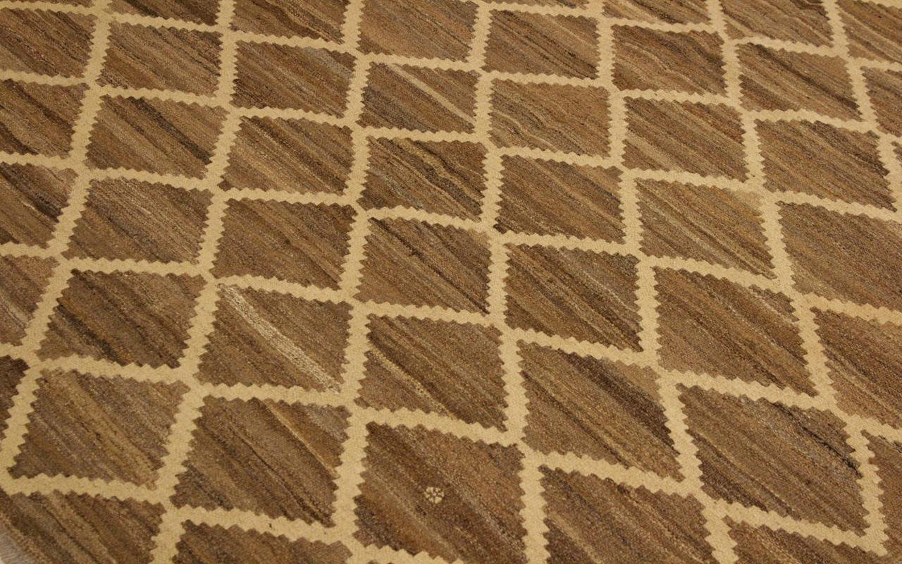 Isabelline One-of-a-Kind Sinclair Handmade Kilim Wool Brown/Beige Area ...
