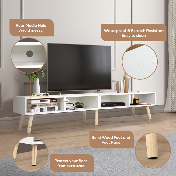 George Oliver Janci 59.05'' Media Console & Reviews | Wayfair