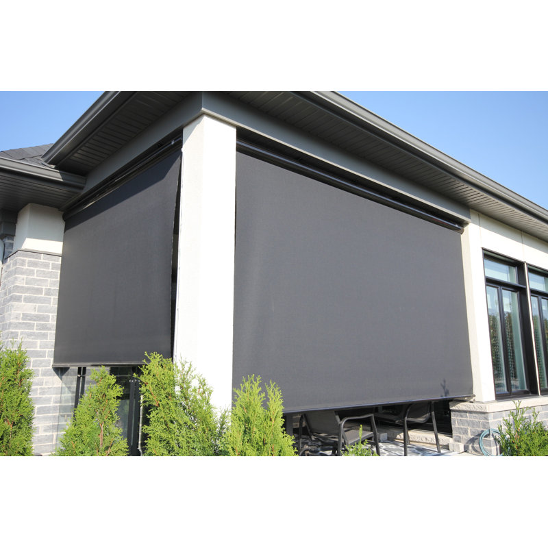 Multiple Awnings MultiShade Manual Semi-Sheer Outdoor Roller Shade ...