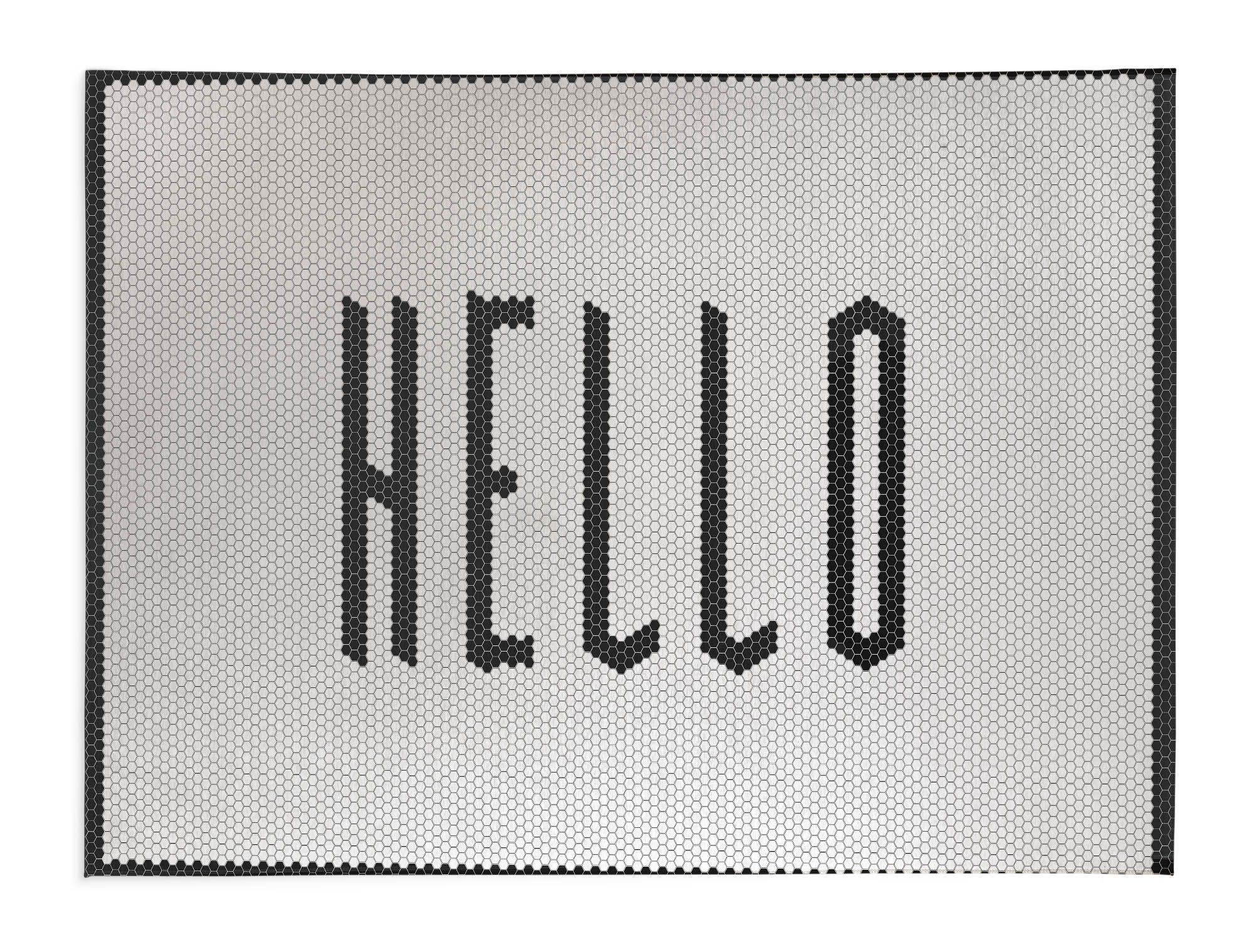 Christopher's Corner Penny Tile Hello Office Mat | Wayfair