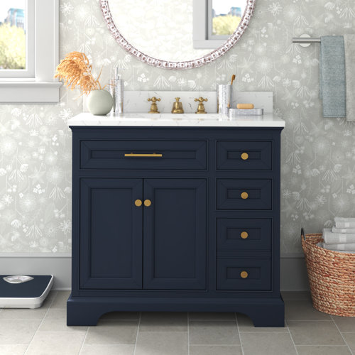 Blue Bathroom Vanities You'll Love | Wayfair