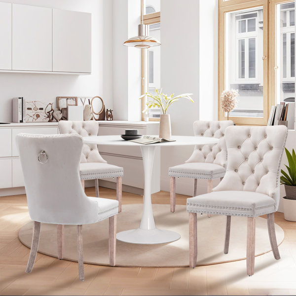 House of Hampton® Round Dining Table Sets With 4 Chairs & Reviews ...