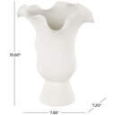 Joss & Main Bia Cole And Ceramic Floral Inspired Abstract Vase With ...