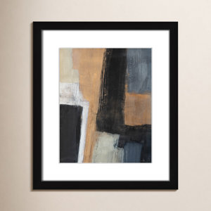 Joss & Main Karl Metallic Slate I On Paper by Joss & Main Print | Joss ...