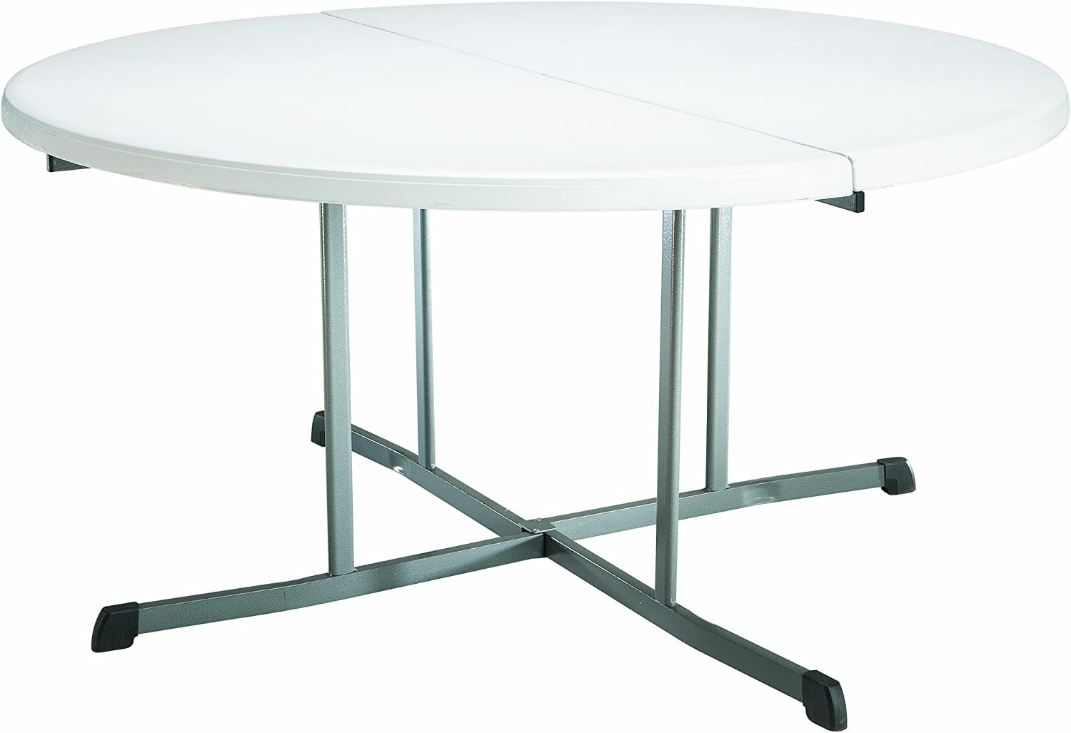 Lifetime 60'' Circular Portable Folding Table & Reviews | Wayfair