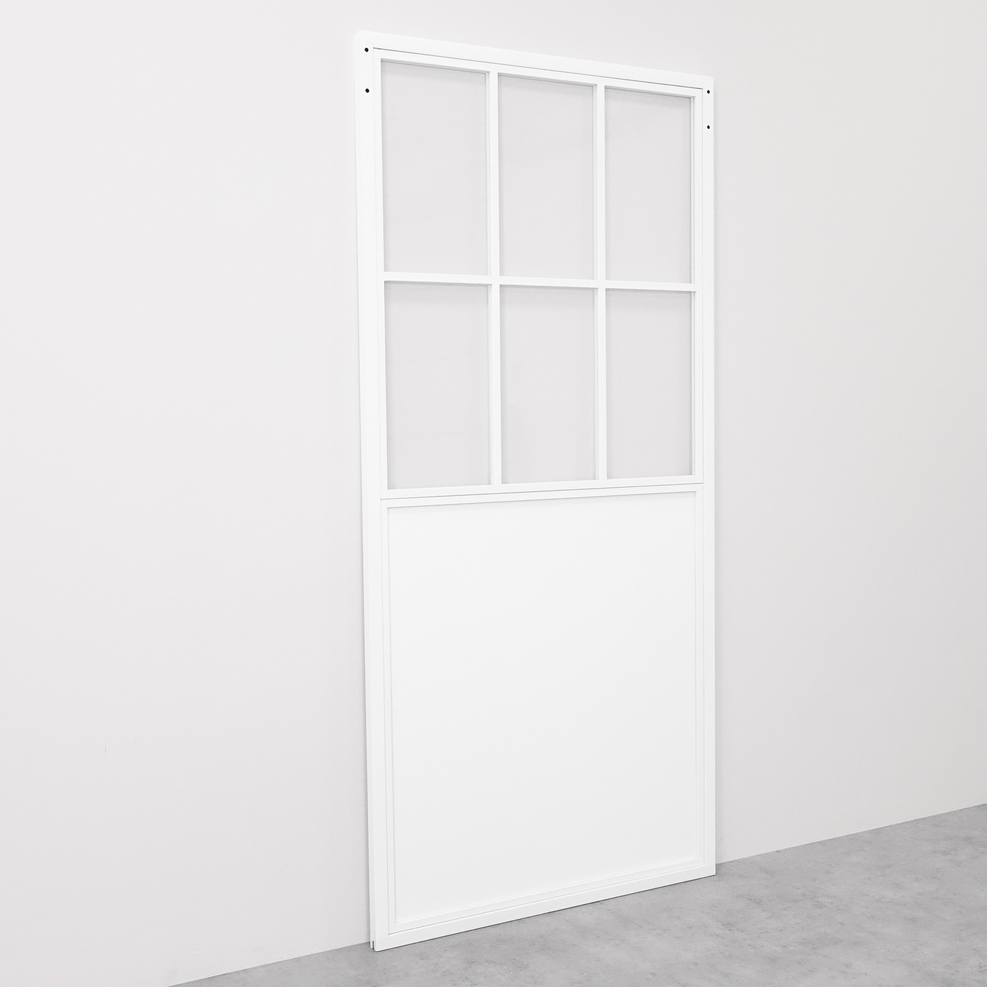 Seart Group Metal Sliding With Transparent Glass Barn Door | Wayfair.co.uk